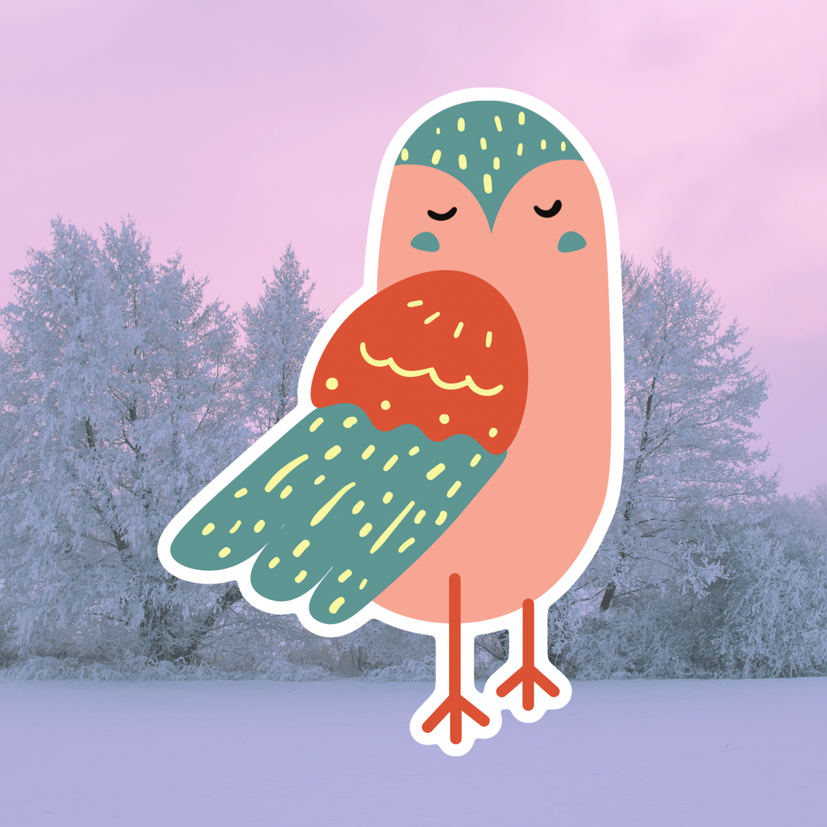 Snowbird Sticker – Simply Gifted